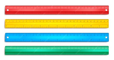 Premium Vector School Ruler Vector Set Design Back To School Ruler