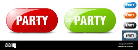 party button sign key push button set stock vector image and art alamy