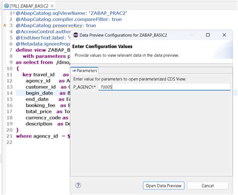 How To Create Cds View With Parameter Easy Steps Rap Technical