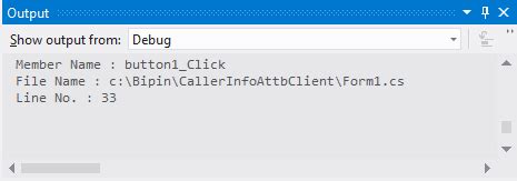 Using Caller Info Attributes In NET 4 5 CodeGuru