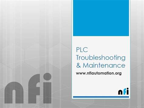 plc troubleshooting and maintenance aquaenergy expo knowledge hub