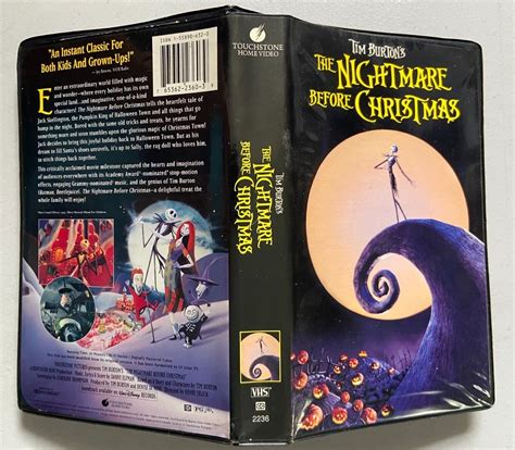 The Nightmare Before Christmas Vhs 1994 765362236039 Ebay