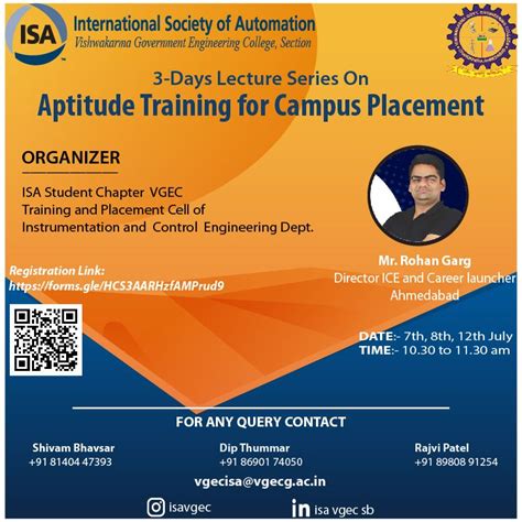 Vishwakarma Government Engineering College On Linkedin Vgec Isa