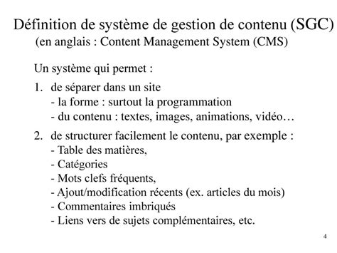 Entretien simplifié d’un site web dans l’environnement WordPress - ppt ...