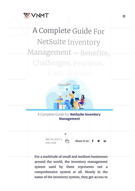 Ppt A Complete Guide For Netsuite Inventory Management — Benefits Challenges Features Cost