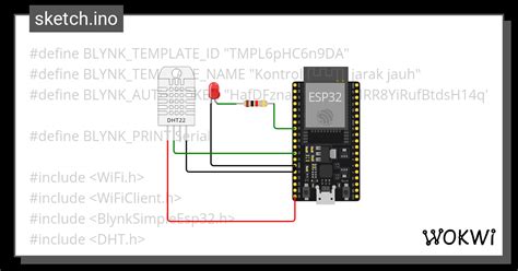 Kontrol Lampu Jarak Jauh Wokwi Esp32 Stm32 Arduino Simulator