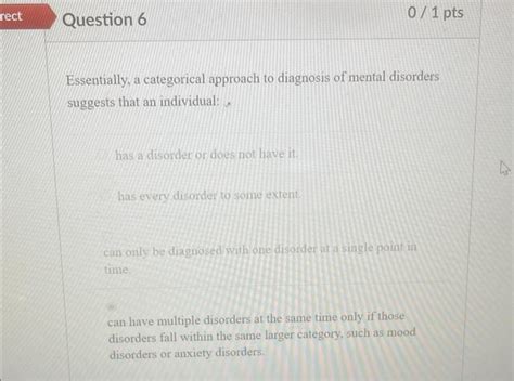 Solved Essentially A Categorical Approach To Diagnosis Of