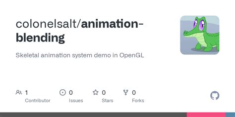 Github Colonelsaltanimation Blending Skeletal Animation System Demo