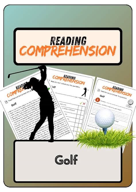 Reading Comprehension Golf Solutions By Learnplanet Tpt
