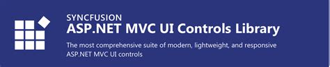 Asp Net Mvc Ui Controls Syncfusion Visual Studio Marketplace