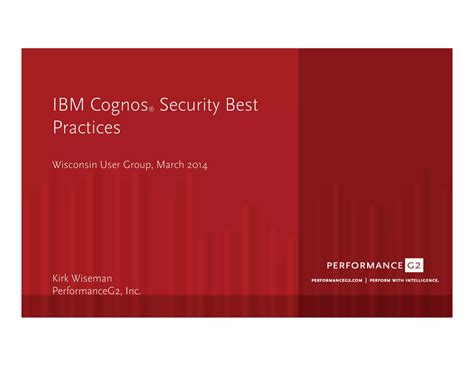 Ibm Cognos 102 Security Best Practices Pdf Internet Computing