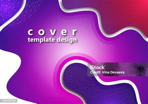 현대 기하학적 파형 패턴 배경 동적 모양 작은 입자 밝은 색상 커버 디자인 포스터 전단지 책 디자인 0명에 대한 스톡 벡터 아트 및 기타 이미지 Istock