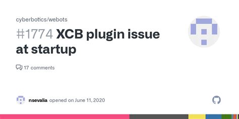 Xcb Plugin Issue At Startup · Issue 1774 · Cyberboticswebots · Github