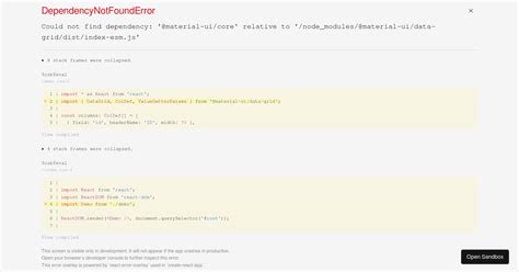 Material Demo Codesandbox