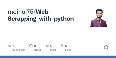 GitHub Moinul Web Scrapping With Python