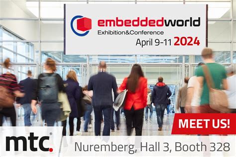 save the date mtc at embedded world 2024 mtc