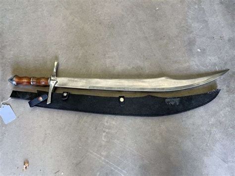 Cutlass With Sheath Approximately 25” Apexx Auctions