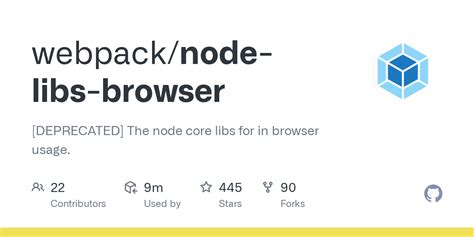 Github Webpacknode Libs Browser Deprecated The Node Core Libs For