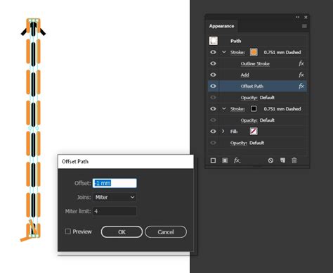 Solved How Do I Make A Dashed Stroke Having A Lineweight Adobe Product Community