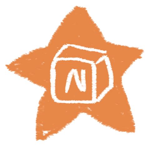 Orange Star Notion Icon App Icon Icon Phone Themes