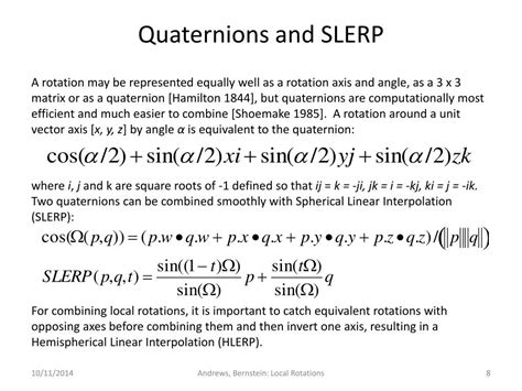 Ppt A Pair Based Approach To Structural Homology Using Quaternion