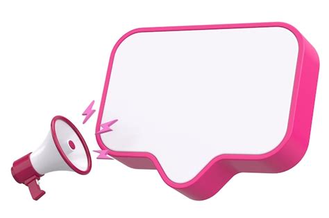 Premium Photo Notification Box With Magaphone 3d Illustration