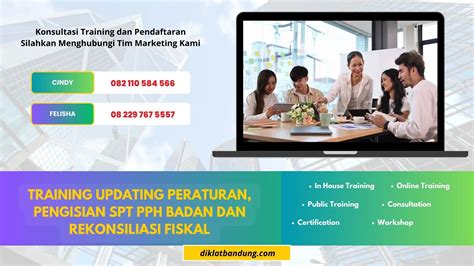 Training Updating Peraturan Pengisian Spt Pph Badan Dan Rekonsiliasi