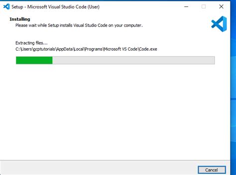 python setting up vscode gcptutorials