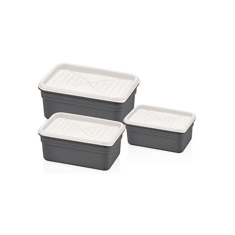 Colored Storage Container Triple Set Bager Colored Storage Container Triple Set Bager