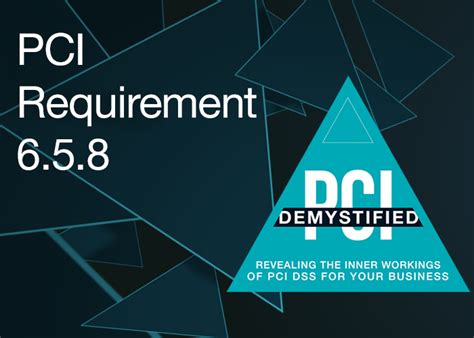 Pci Requirement 658 Improper Access Control Pci Demystified