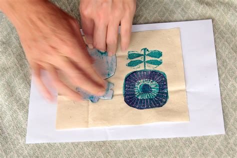 Polystyrene Tile Printing On Paper And Fabric — Kate Watkins Artist And Printmaker