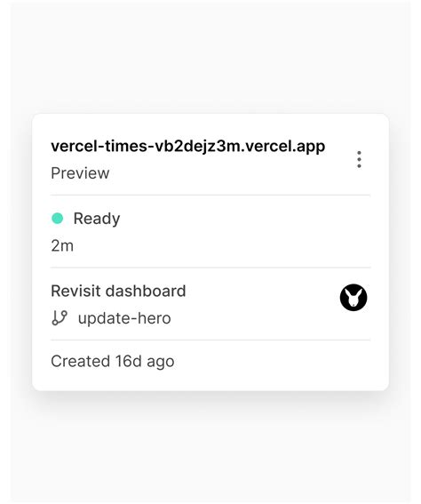 Product Tour Vercel