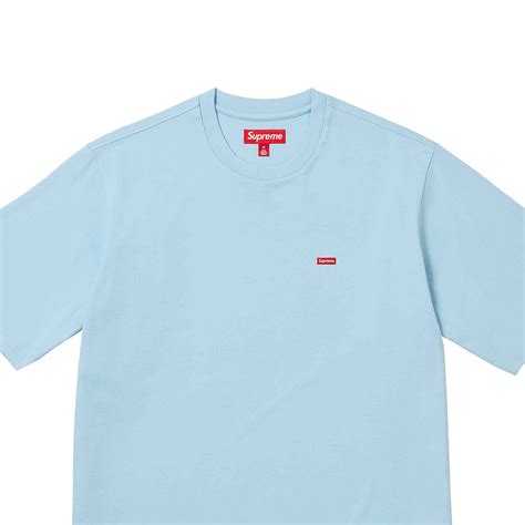 Supreme Small Box Logo Tee Light Blue Ss24 Stealplug Kl