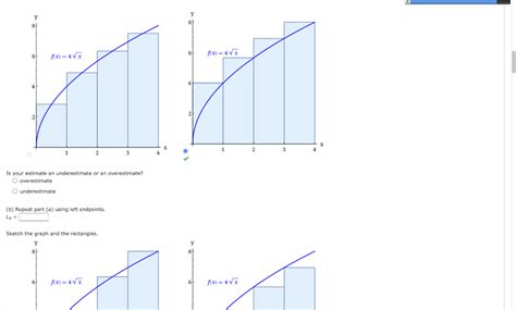 Solved R Sketch The Graph And The Rectangles Is Your Chegg Com