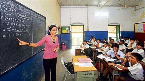 Teacher Teaching A Classroom