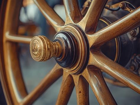 Wheel Turning Smoothly In Constant Motion Symbolizing Progress Premium Ai Generated Image