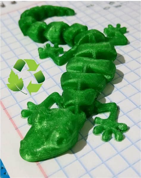3d Printable Articulated Lizard V2 • Made With Artillery X2・cults
