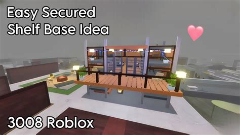 Easy And Secured Shelf Base Idea For 3008 Roblox ️ Myelplays Youtube