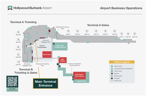 Hollywood Burbank Airport Parking Map 2025 2024 All Maps