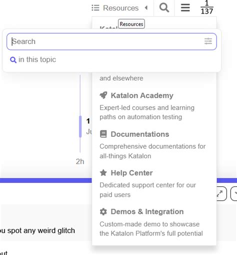 New Header Dropdown Menu Site Feedback Katalon Community