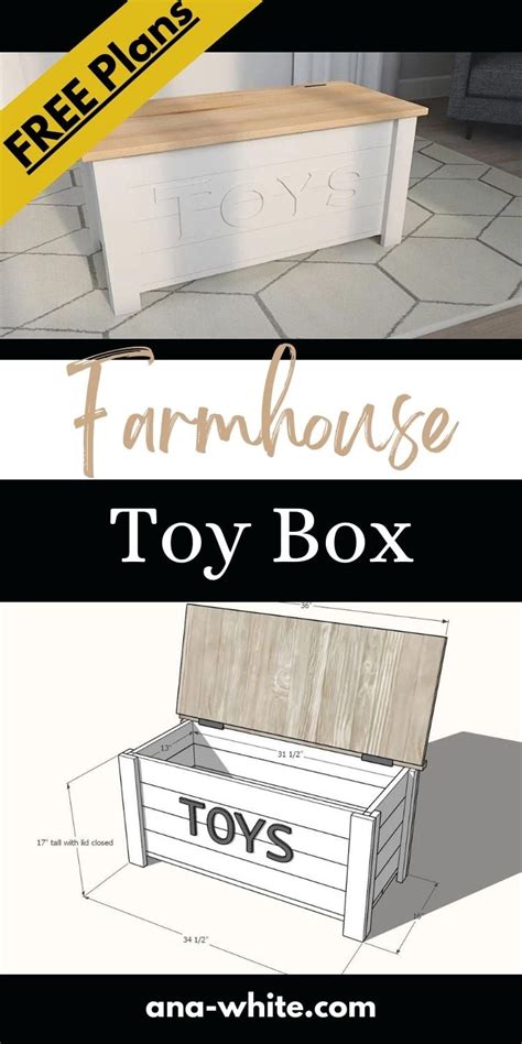 Downloadable Toy Box Plans Discount On Toy Box Online Pinterest