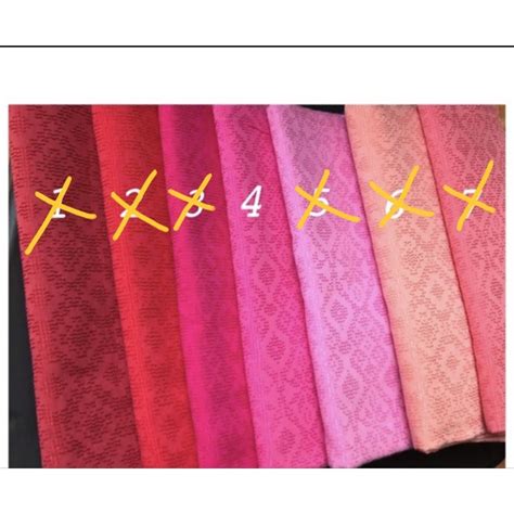 Kain Dobby Dobby Plain Kain Cotton Clearance Stock Limited Colour Shopee Malaysia