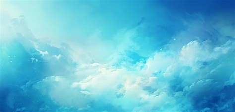 Grainy Blue Gradient Background With Soft Texture And Abstract Design Premium Ai Generated Image