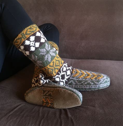 Mens And Womens Mukluk Slippers For Medium To Large Calves Boho Fair