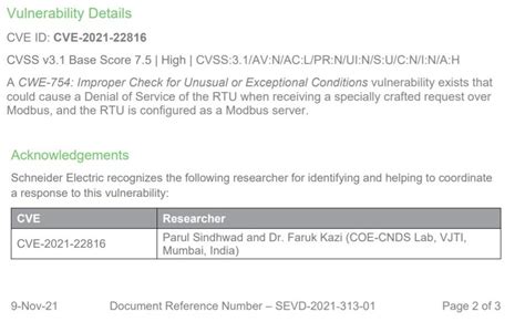 Parul Sindhwad On Linkedin Cve Ics Scada Cybersecurity