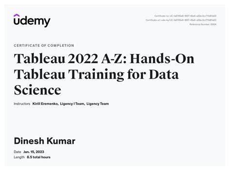 Dinesh Kumar B On Linkedin Udemy Course Completion Certificate