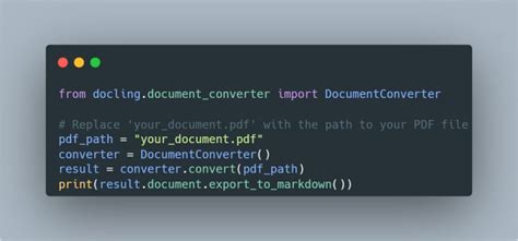 Introducing Ibm Docling A Fast Open Source Pdf Parser Rutvik Jaiswal Posted On The Topic