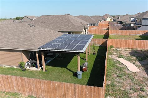 Solar Panel Patio Solar Canopies ⓥ 123v