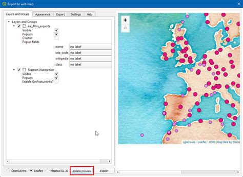 Web Mapping With Qgis2web Qgis3 — Qgis Tutorials And Tips