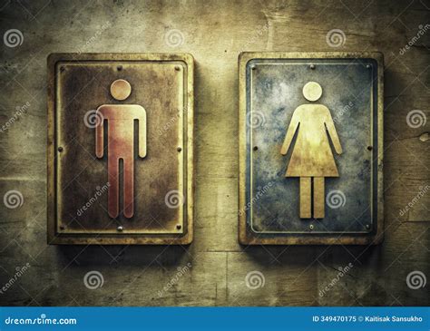 Vintage Signs Restroom Decor